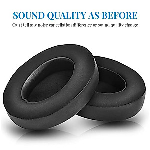 Studio 3 Replacement Ear Pads Comfort Gel Studio3 Wireless Ear Cushions Upgrade Earpad Replacement Parts Compatible with Beats Studio 3 Wireless/A1914 and Studio 2 (B0501/B0500) Headphones