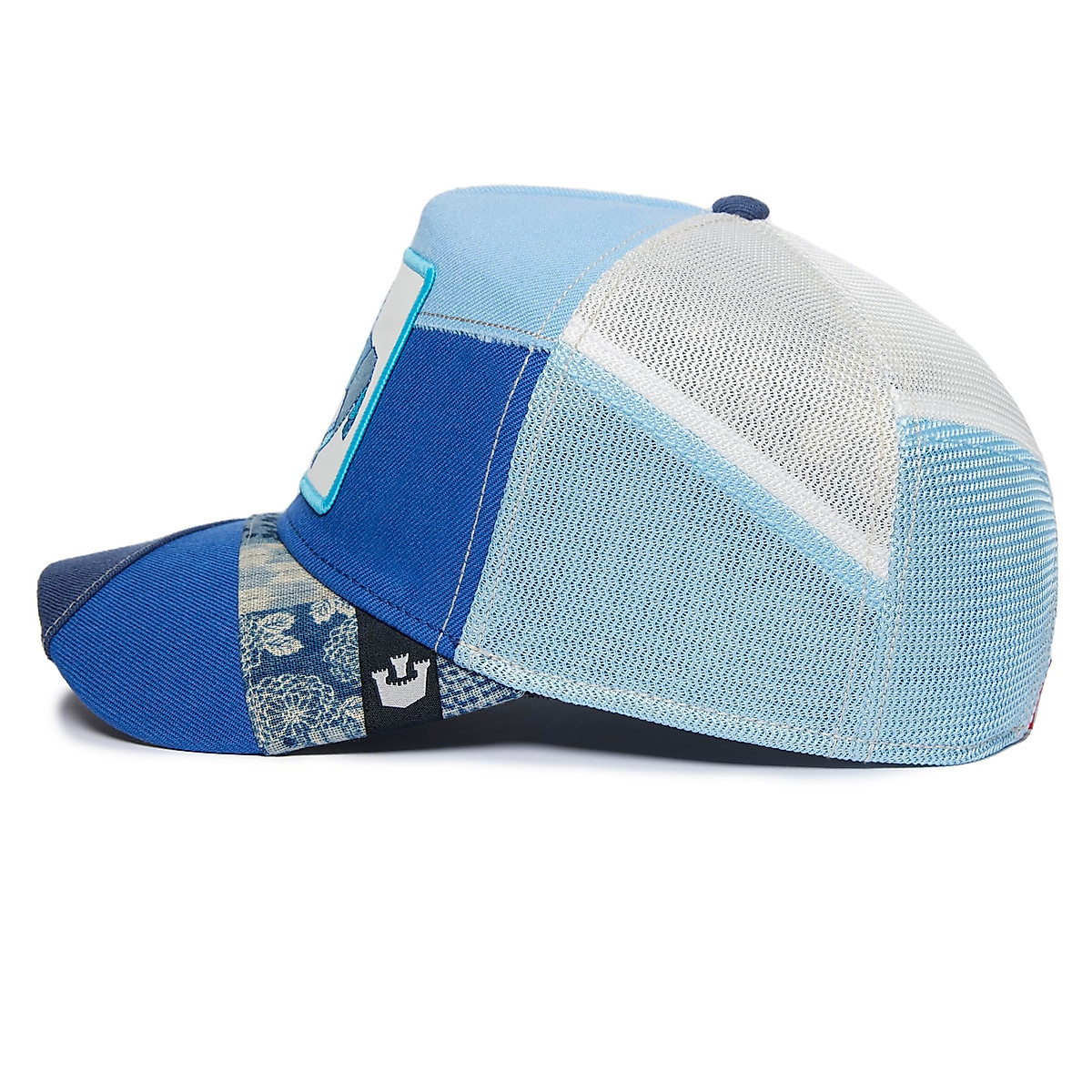 Goorin Bros. Unisex Farmigami Collection Adjustable Trucker Hats, Farmigami Self-Reliant (Blue), One Size