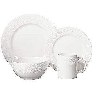 Pfaltzgraff Sylvia Dinnerware Set, 32 Piece, White