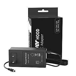PowerHOOD 12V AC Adapter Compatible with Remington Shaver Charger PA-1204N F7800 F5800 F5790 F4790, Power Cord for Remington Razor R5150 R6130 R-6150 for MS2-390 MS3-2700 MS680 R9100 Power Supply