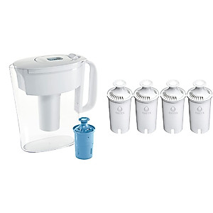 Brita Water Filter Pitcher Bundle with Elite Filter + Standard Replacement Filters