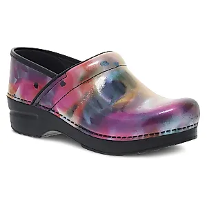 Dansko Women's Professional Spray Paint Patent Clogs 5.5-6 M US