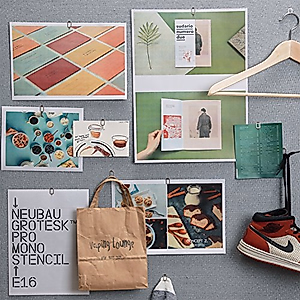 Fabric Panel Wall Clips and Hooks, Pin Clips for Office Clothes Cubicle Walls, Cloth Partitions