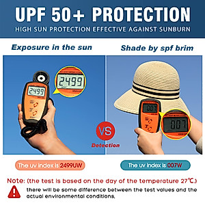 Women's Wide Brim Beach Sun Hat - SPF UV Protection, Packable, Floppy, Foldable - Summer-Ready, Ponytail-Friendly, Straw, Cute Bow, Travel Essential, Beige Medium