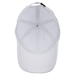 Gelante Cotton Twill Washed Unstructure Baseball Cap - Adjustable Blank Hat for Men Women - Wholesale Bulk Lot 6 Pack (White)