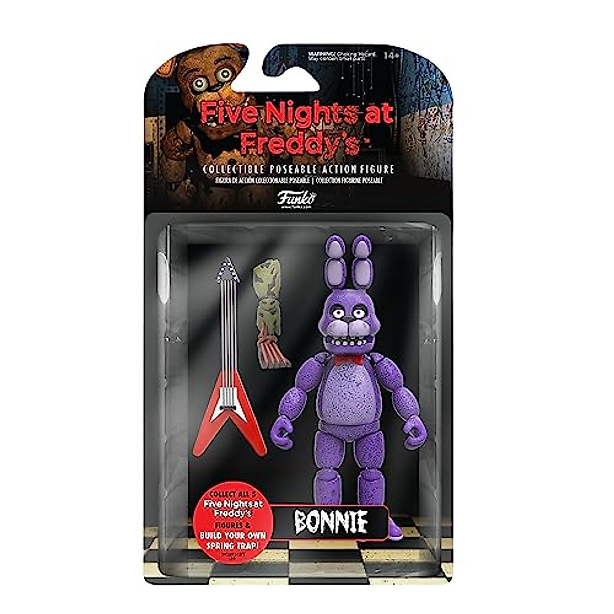 Funko 5" Articulated Action Figure: Five Nights at Freddy's (FNAF) - Bonnie The Rabbit - Collectible - Gift Idea - Official Merchandise - for Boys, Girls, Kids & Adults - Video Games Fans