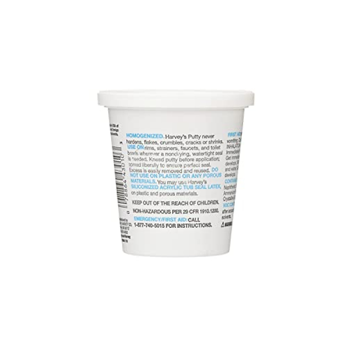 Moen GXS75C Host Series 3/4 HP Continuous Feed Garbage Disposal with Sound Reduction, Power Cord Included & WM Harvey 043010 Stainless Plumbers Putty, 14 oz