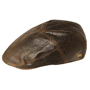 Bailey of Hollywood Taxten Cap Brown, Large