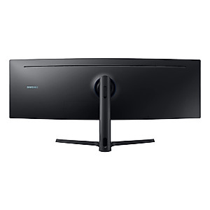 SAMSUNG 49" S95UA Super Ultrawide Dual QHD Monitor, 4ms, QLED, HDR400, USB-C, USB Hub, 120Hz, Height Adjustable Stand, LS49A950UINXZA, 2022, Charcoal Black