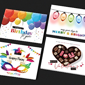 100 Blank White Greeting Cards Set – A2 (4.25" x 5.5") Cardstock and Envelopes – Customized and Personalized Cards for Business, Holidays, Bridal Showers, Birthdays, Wedding Invitations, All Occasion