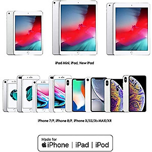 [Apple MFi Certified] 2 Pack Lightning to 3.5 mm Headphone Jack Adapter iPhone 3.5mm Jack Aux Dongle Cable Converter Compatible with iPhone 14 13 12 11 Pro XR XS X 8 7 iPad iPod Support All iOS System