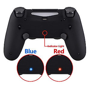eXtremeRate Black Dawn 2.0 FlashShot Trigger Stop Remap Kit for PS4 CUH-ZCT2 Controller, Upgrade Board & Redesigned Back Shell & Back Buttons & Trigger Lock for ps4 Controller JDM 040/050/055