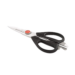 Mundial BP666 Red Dot 8 1/2" Take-A-Part Kitchen/Utility Shears