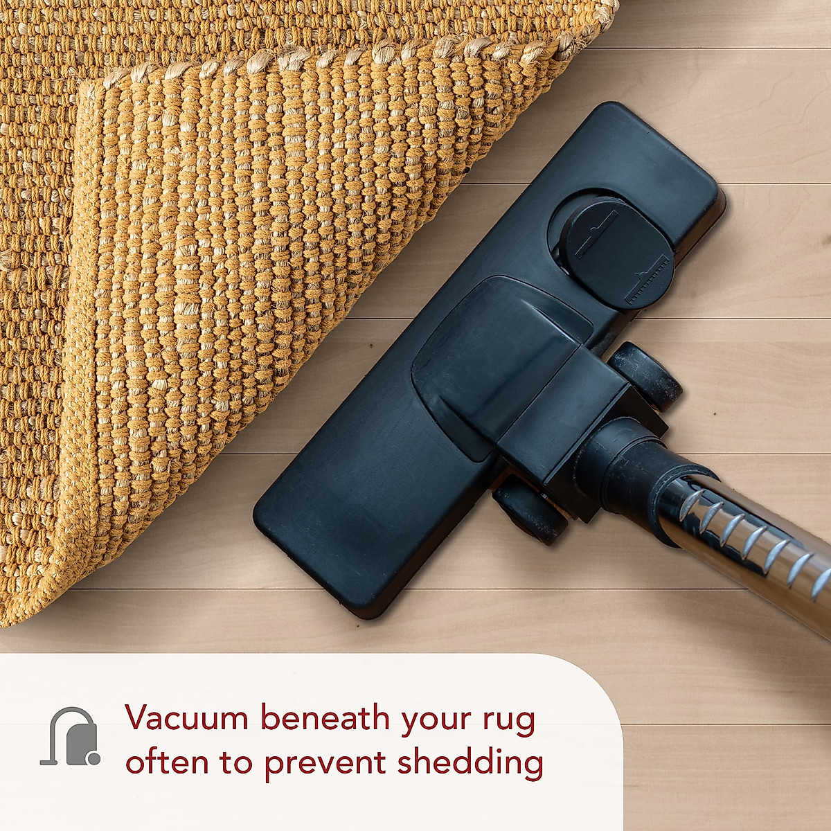 nuLOOM 9x12 Elfriede Jute & Cotton Hand Woven Area Rug, Natural, Solid Rustic Farmhouse Style, Weaved Design, Natural Fiber, For Bedroom, Living Room, Dining Room, Hallway, Office, Entryway