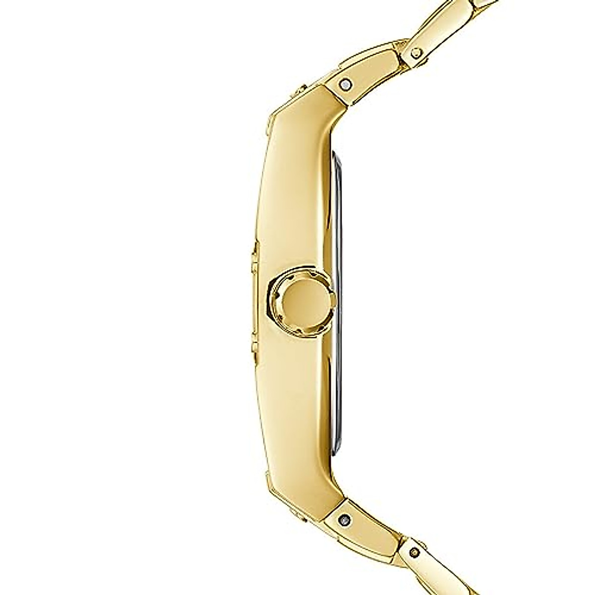 GUESS Men's 43mm Watch - Gold Tone Strap Champagne Dial Gold Tone Case