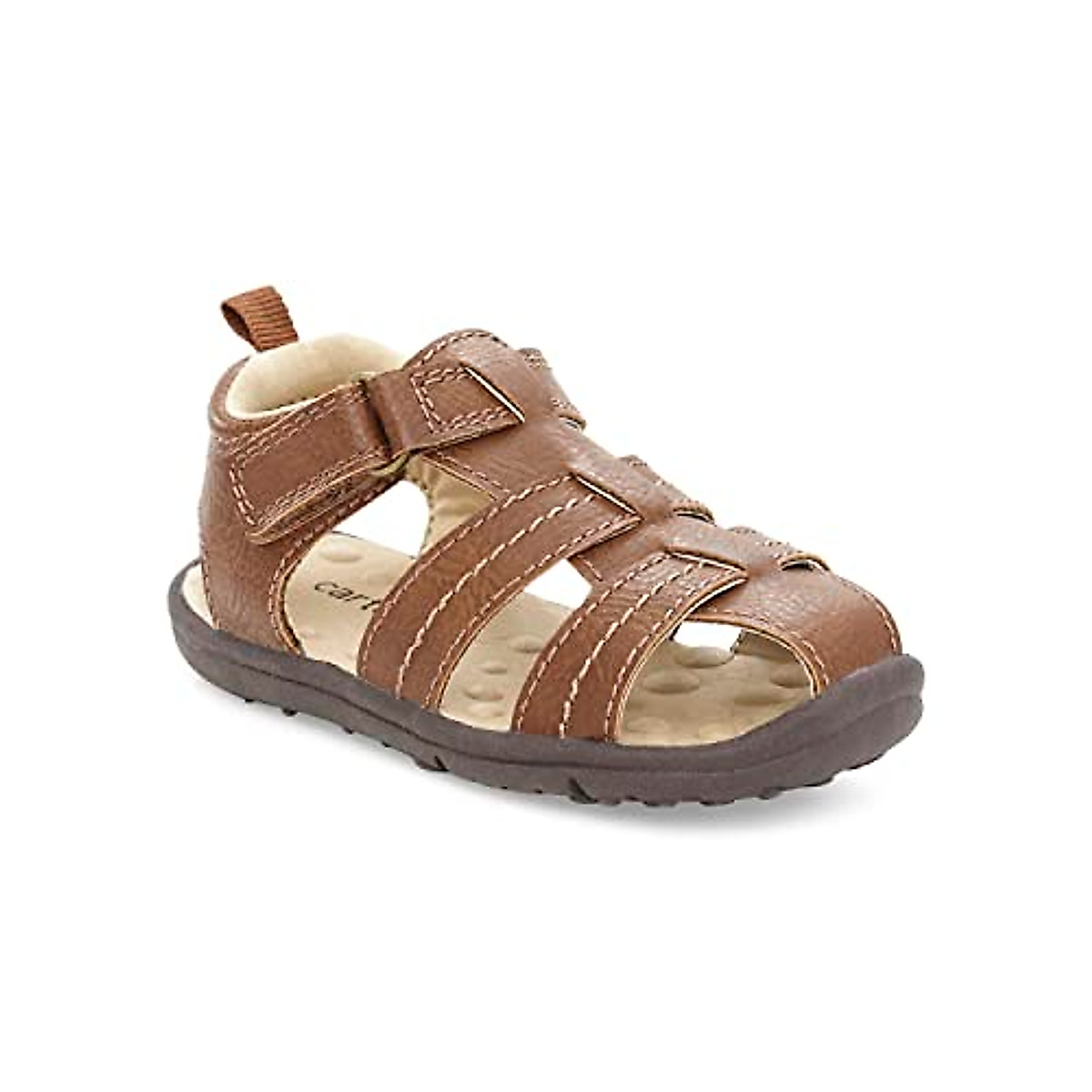Carter's Every Step Baby Boys Arno First Walker Shoe, Brown, 3.5 Infant