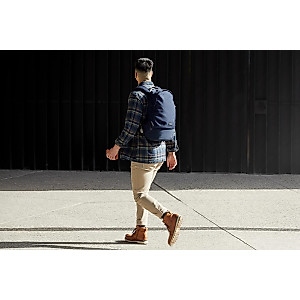 Bellroy Classic Backpack, Second Edition (Unisex Everyday Backpack, Fits 15 Inch Laptop, 20 Liter Capacity, Water-resistant Woven Fabric, Slim Design) - Navy