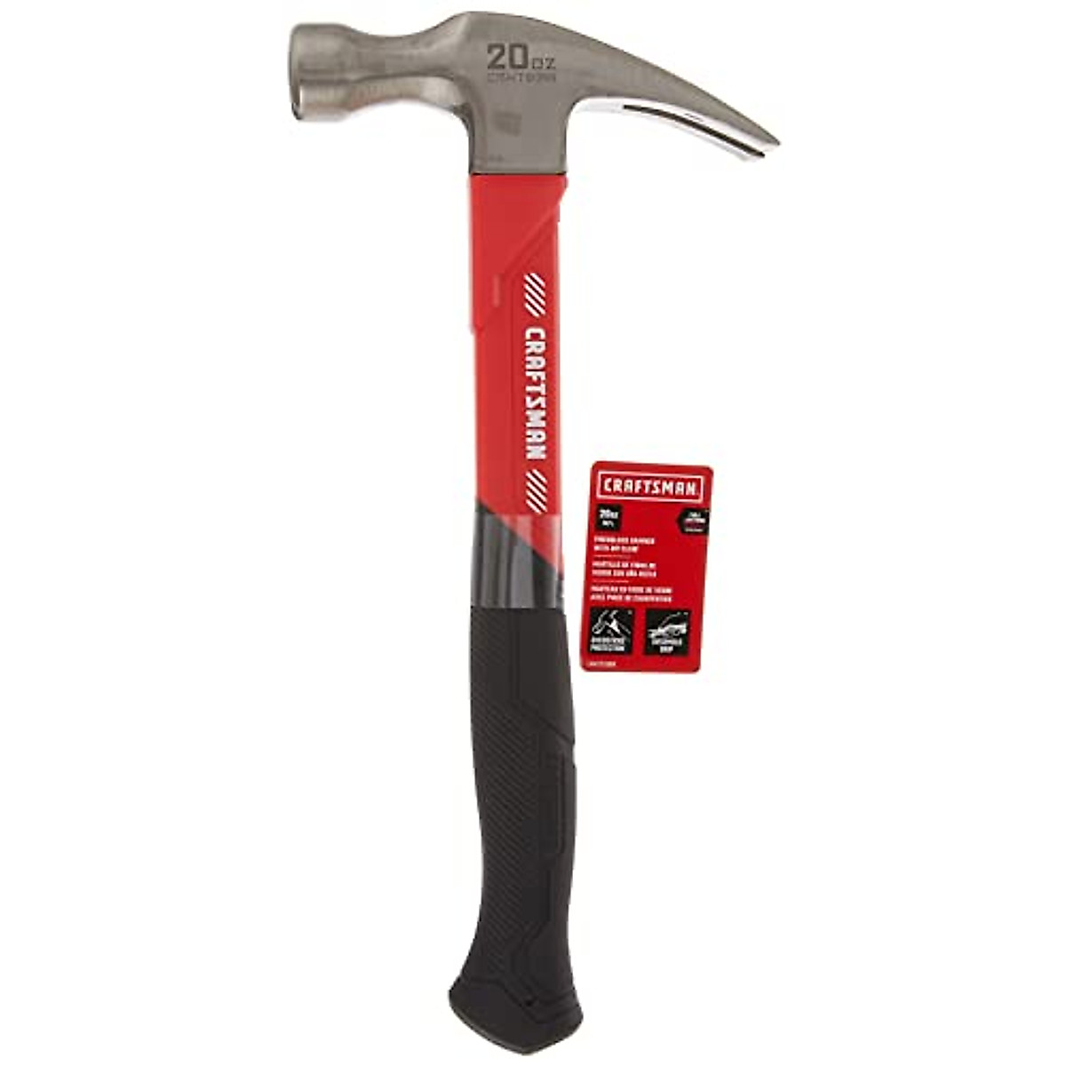 CRAFTSMAN Hammer, 20 oz Fiberglass General Purpose (CMHT51399)