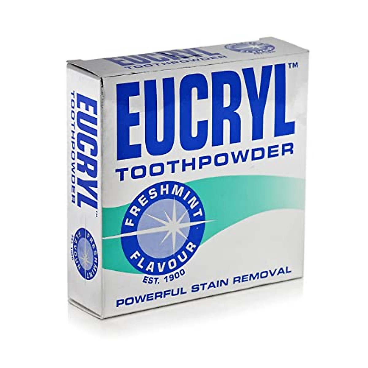 Eucryl Smokers Tooth Powder Freshmint Flavour (50g) - Pack of 2