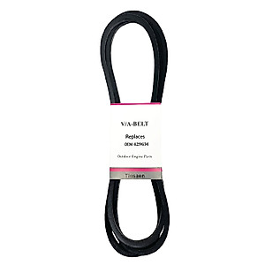 Tinsaen 429636 197253 Kevlar Line V-Belts Blade Deck Drive Belt Replaces Craftsman Husqvarna AYP Poulan 532197253 532429636 598559101 42'' Cut Mower Lawn Tractor , John Deere M84136 M87323 , 1/2"X101"