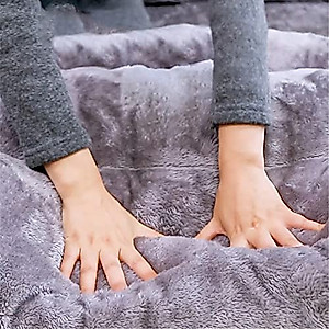 Cat Bed for Indoor Cats Washable Dog Bed Deluxe Plush Dog Crate Beds Fulffy Comfy Kennel Pad Anti-Slip Pet Sleeping Mat