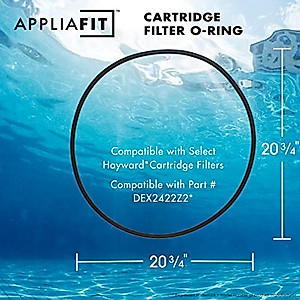 AppliaFit Filter Seal Compatible with Hayward DEX2422Z2 for Hayward Pro-Grid DE and SwimClear Filters (1-Pack)