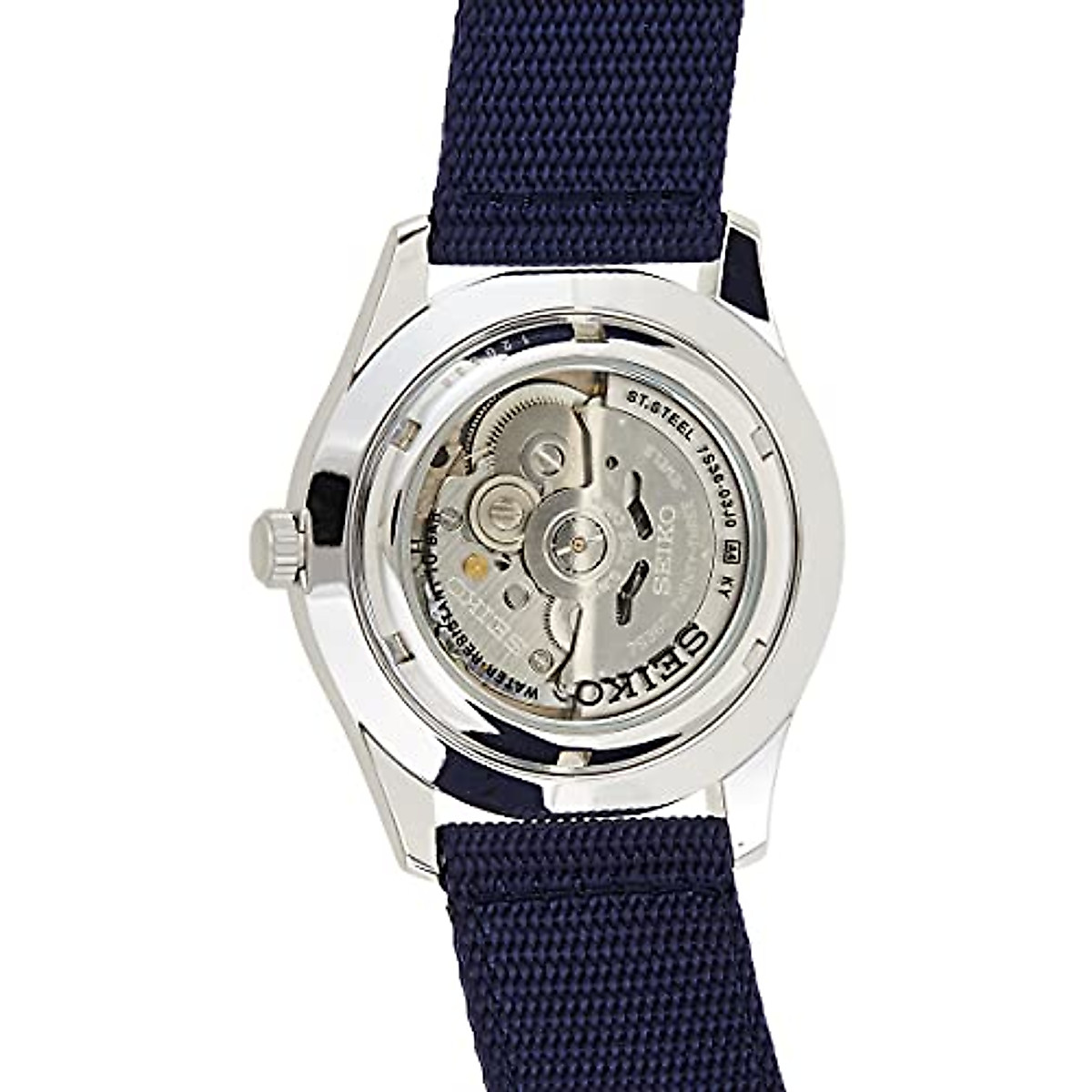 SEIKO Men's Analogue Automatic Watch with Textile Strap SNZG11K1