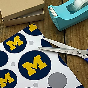 GRAPHICS & MORE University of Michigan Primary Logo Gift Wrap Wrapping Paper Roll
