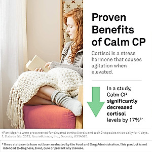 NeuroScience Sleep + Calm Support Set - Kavinace OS + Calm CP - Quick Sleep Support Kavinace with Melatonin, L-Theanine + Botanicals, Calm CP Cortisol & Adrenal Support (2 Products)