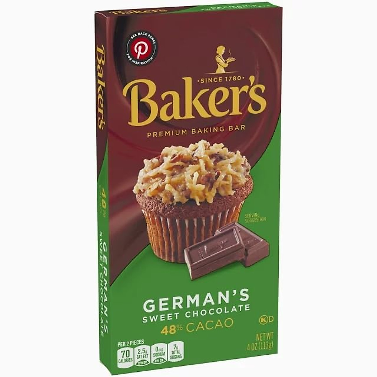 Bakers Sweet German Chocolate, 4 oz