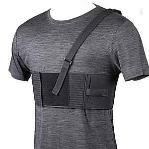 Stinger Premium Ultra Breathable Chest Shoulder Holster for Concealed Carry, Universal Underarm Gun Holster, Fabric Comfortable Handgun Holster (Right Hand)