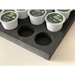 Coffee Pod Storage Tray, Organizer Compatible with Keurig K Cup For Drawer or Countertop 35 Pod Capacity
