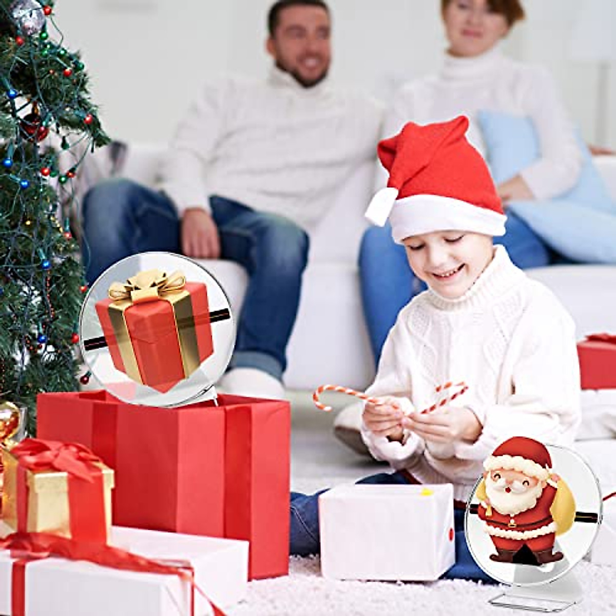 3D Hologram Fan with WiFi, 512PX Hi-Resolution 12" Holographic Video Projector, Graphic 3D Video-3D Advertising Display is Best for Store Shop Holiday Events Display Built-in Rechargeable Battery