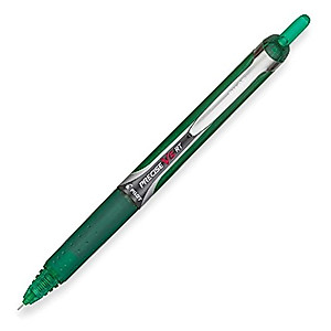 Pilot (26065) Precise V5 Retractable Green Pens, Sold Individually