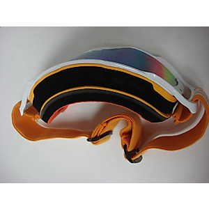 Motocross UTV ATV Dirt Bike Off-road Ski Snowboarding Goggles Stylish Colorful (Orange)