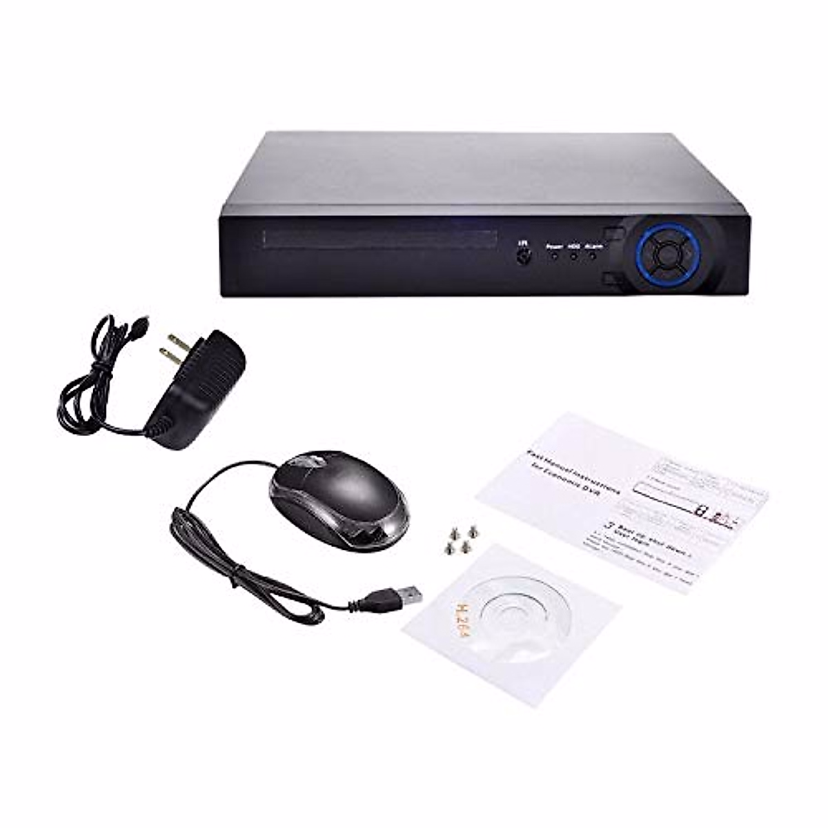 Lapetus 4CH 1080N Hybrid 5-in-1 AHD DVR (1080P NVR+1080N AHD+960H Analog+TVI+CVI) Standalone DVR CCTV Surveillance Security System Video Recorder Motion Detection HDD & Cameras not Included