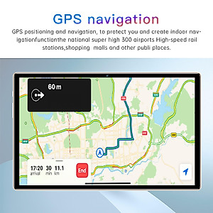 10.1Inch Tablet, 1960x1080 HD Screen 8GB RAM 256GB ROM Front 8MP Rear 16MP Camera Supports 5G Net WiFi BT GPS, PC Tablet for Android 12.0 (US Plug)