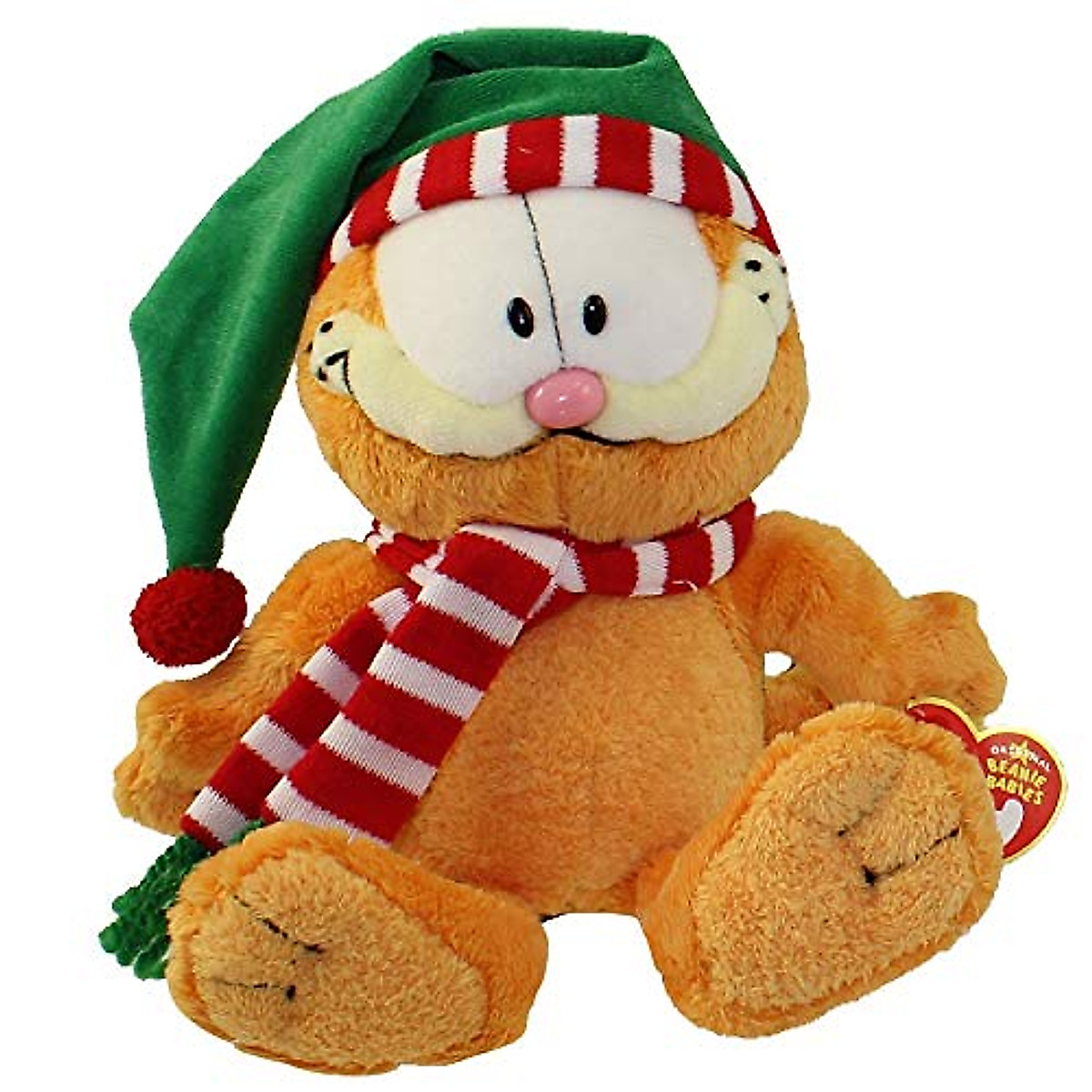 TY Beanie Baby - GARFIELD the Cat (SEASON'S GREETINGS) (8.5 inch) - MWMTs ^G#fbhre-h4 8rdsf-tg1382073