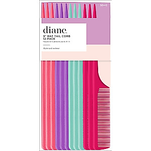 Diane SE443 Rat Tail Combs - 12 Count (Pack of 1)