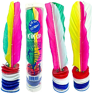 KIKUP Shuttlecock | AllOne Wellness Jian Zi Da CAU - Hacky Sack Like Badminton Birdie with a Twist use Your Hands and Feet to Keep in The Air.