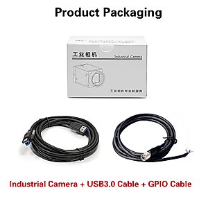 HTENG VISHI High Speed USB3.0 Color 12MP 1" Industrial Camera Machine Vision Global Shutter C-Mouth OpenCV Python SDK Area Scan Camera 4096X3072 28FPS Indoor