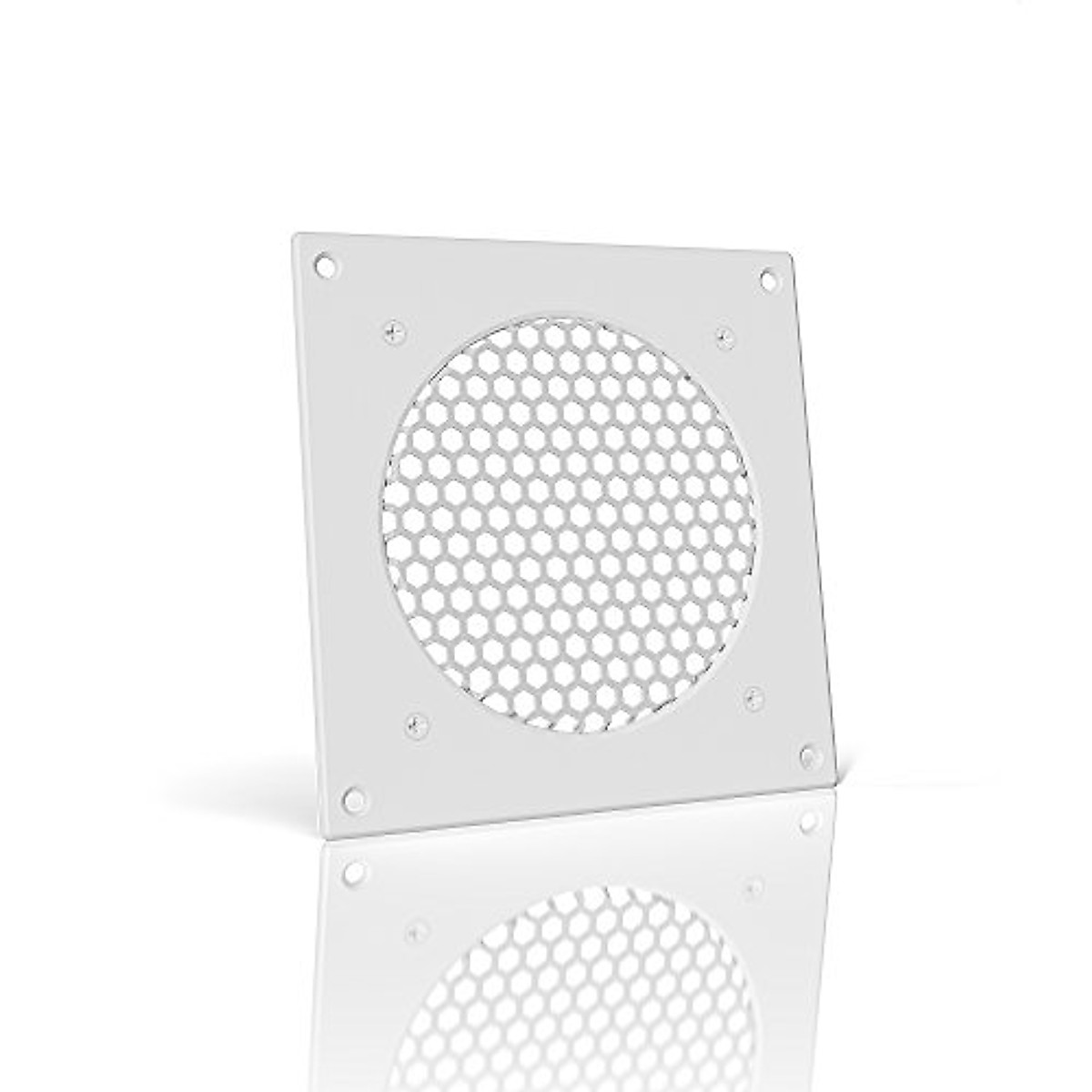 AC Infinity White Ventilation Grille 6", for PC Computer AV Electronic Cabinets, Replacement Grille for AIRPLATE S3/T3