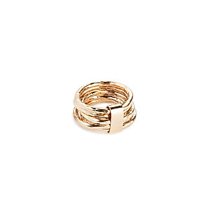 Soko Women's Nyundo Stacking Rings, Gold, 7