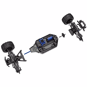 Traxxas 670764ORNG Rustler 4x4 Vxl: 1/10 Scale Stadi