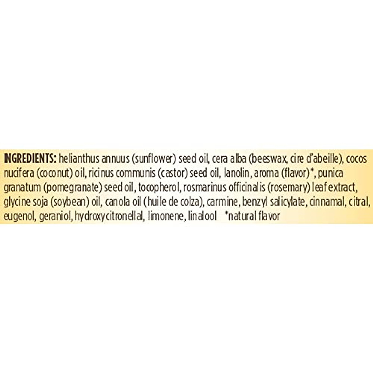 Burt's Bees Lip Balm, Moisturizing Lip Care, for All Day Hydration, 100% Natural, Pomegranate with Beeswax & Fruit Extracts (4 Pack)