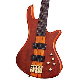 Schecter Stiletto Studio-4 Fretless Electric Bass Honey Satin (HSN)Left Handed