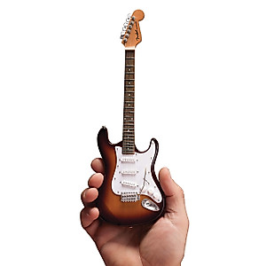 Officially Licensed Mini Sunburst Fender Strat Guitar Replica