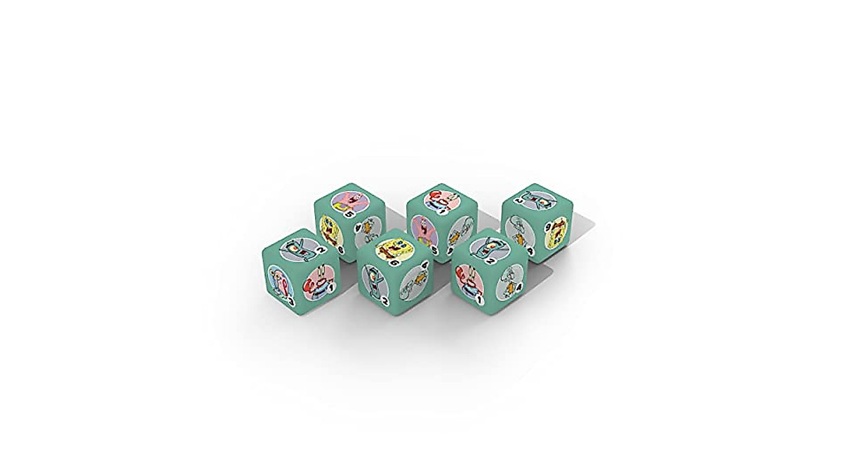 SpongeBob SquarePants Dice Set - Collectible d6 Dice