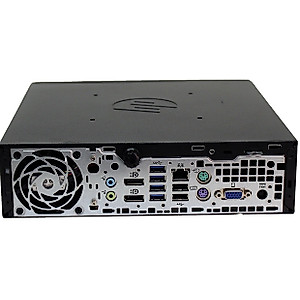 HP Elite 8300 Ultra Slim High Performance Business Desktop Computer, Intel Quad Core i7-3770s 3.1Ghz CPU, 8GB DDR3 RAM, 240GB SSD, DVD, VGA USB 3.0, Windows 10 Professional (Renewed)