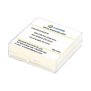 SCIENODE Meniscus Laser Lens 20mm - USA CVD ZnSe FL 63.5mm for CO2 Laser Engraver Cutter Engraving Cutting Machine